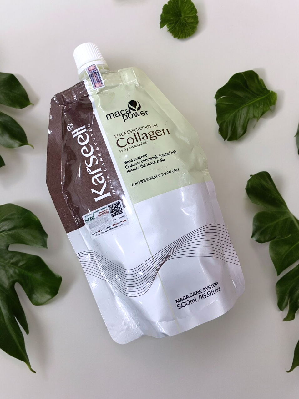Kem Ủ Tóc Karseell Macca Power 500ml Phục Hồi Tóc Khô Và Hư Tổn - Kho ...